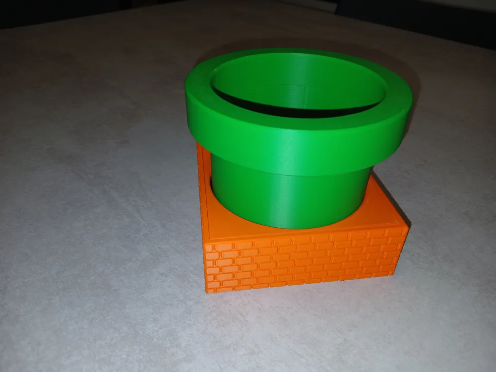 VASO COM TEMA TUBO SUPER MARIO BROS - Modelo gratuito para impressão 3D ...