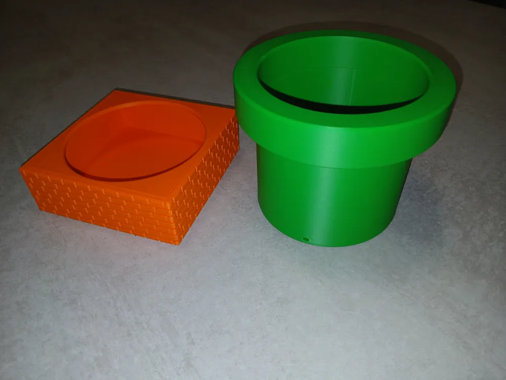 VASO COM TEMA TUBO SUPER MARIO BROS - Modelo gratuito para impressão 3D ...