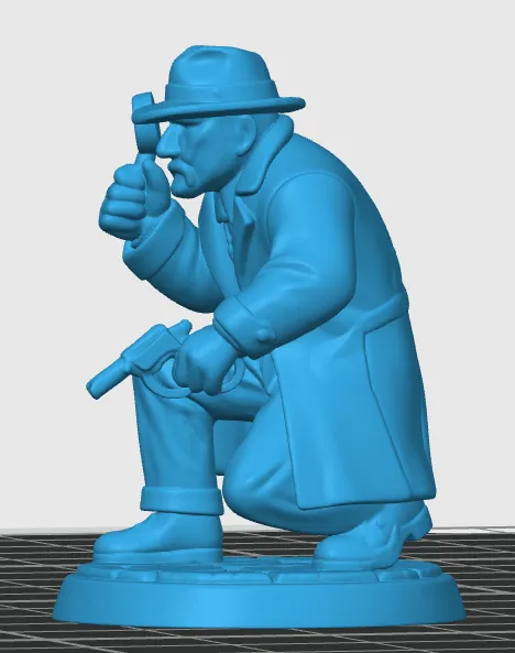 Male detective by knee97 MakerWorld: Download Free 3D Models