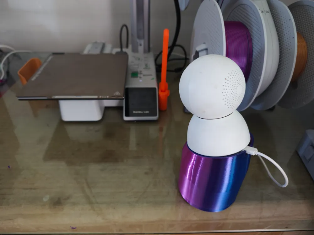 Xiaomi Camera Mount (Mi Home Camera support) Remixed by 夏至 - MakerWorld