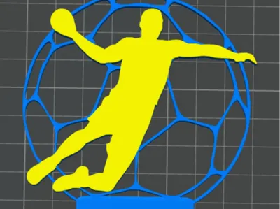 handball 3d print model download - MakerWorld