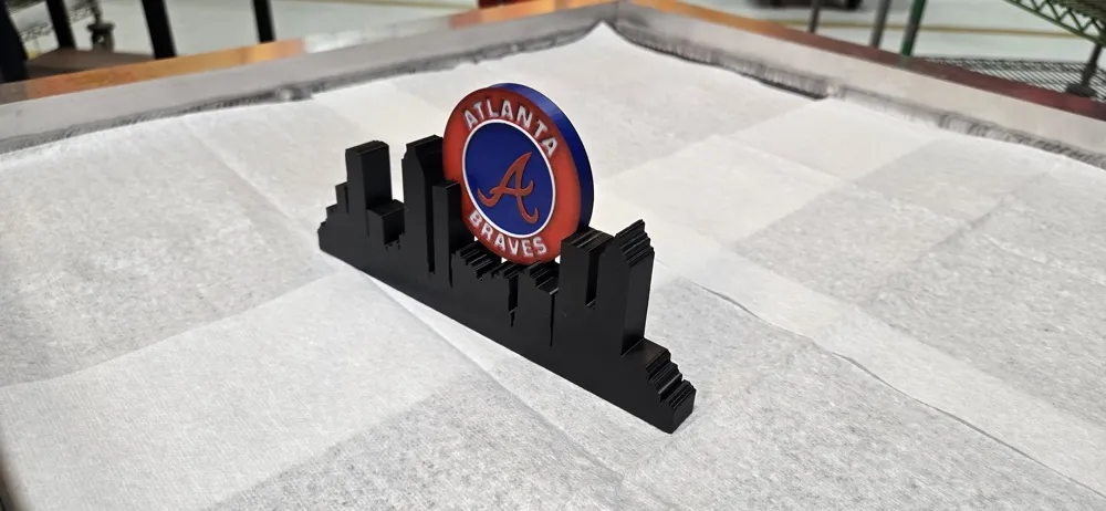 Atlanta Braves Skyline by Area 52 MakerWorld: Download Free 3D Models