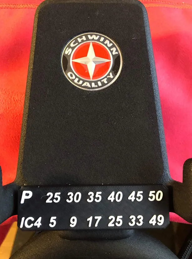 Peloton Resistance Chart for IC4 Exercise Bike by iglord MakerWorld ...