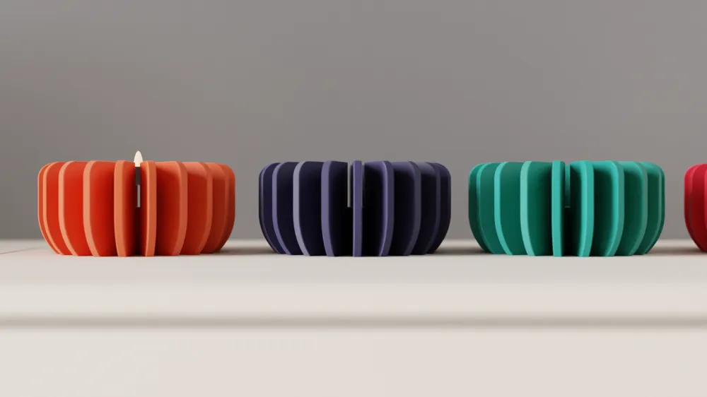 Modern Tealight Holder. Led Candle Light by Abstractia Design - MakerWorld