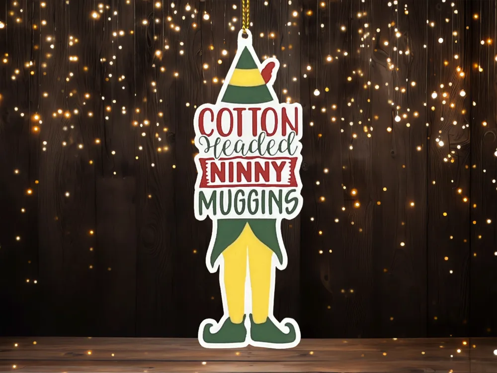 Cotton Headed Ninny Muggins Ornament - Elf Movie by mortickles - MakerWorld