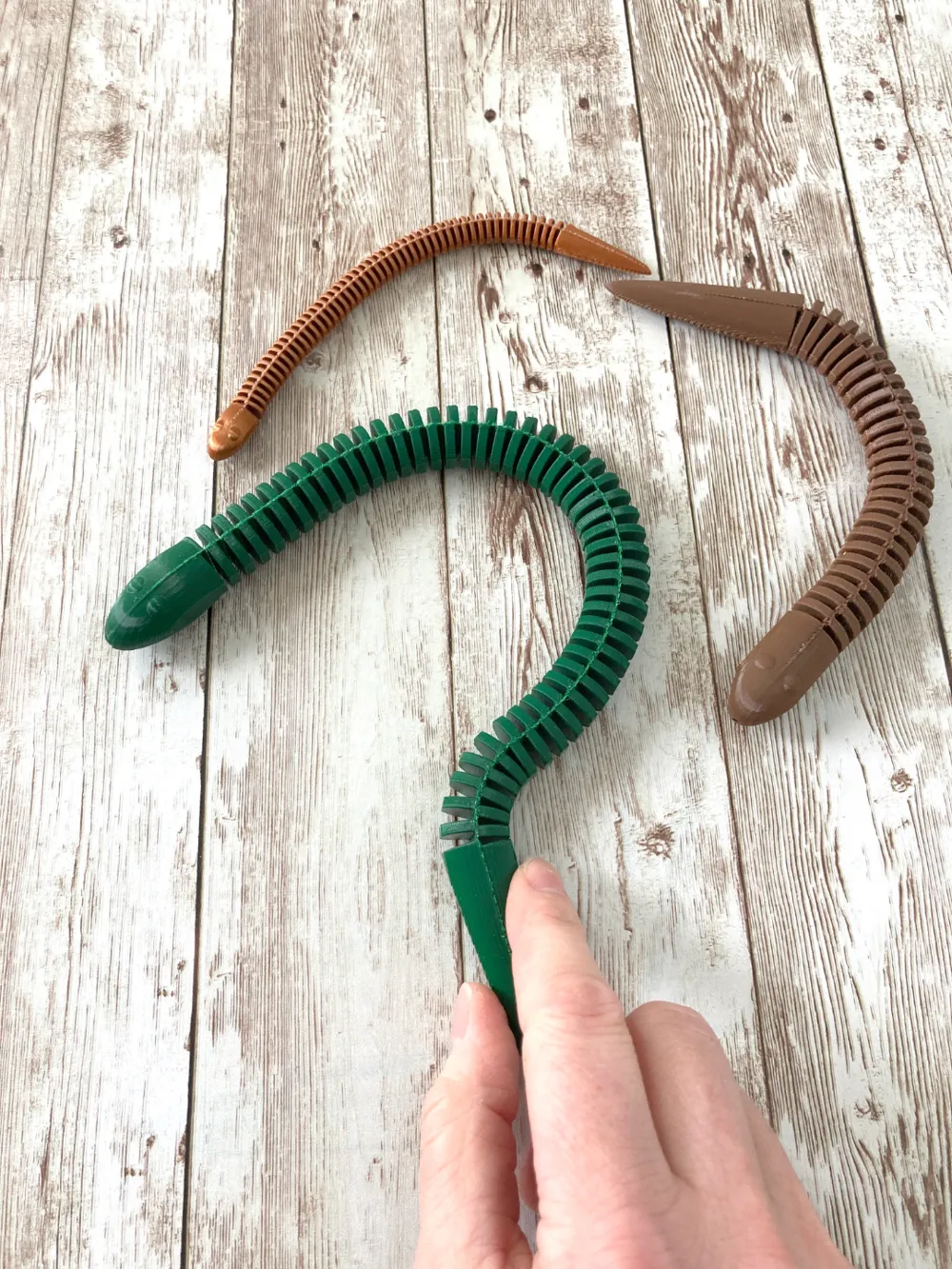 Articulated Wiggle Snake Toy with Tulle Spine by PenolopyBulnick ...