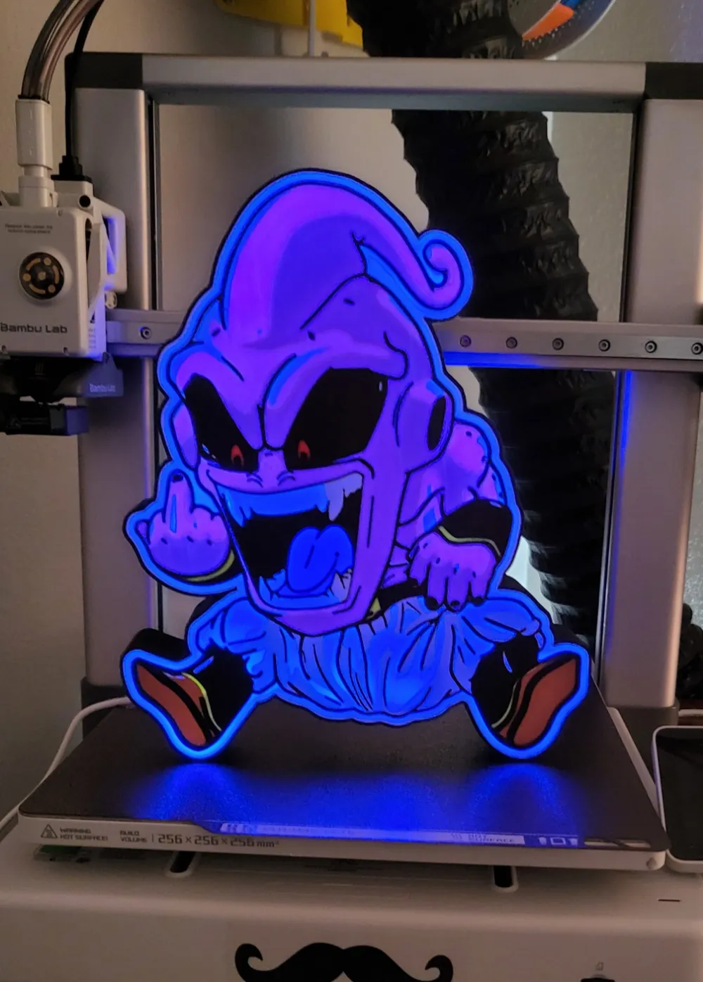 Kid Buu | LED Display - Free 3D Print Model - MakerWorld