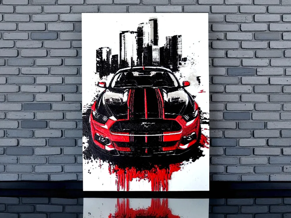 Hueforge Mustang by Luckyfer MakerWorld: Download Free 3D Models