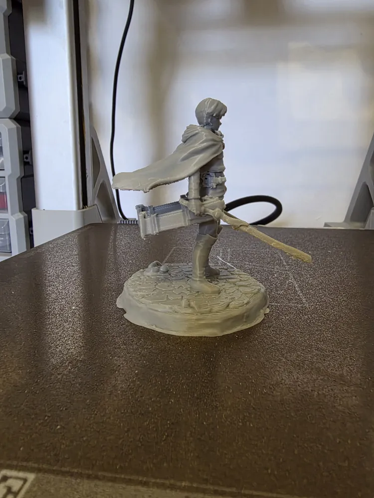 Levi Ackerman Epic Statue (Attack on Titan) - Free 3D Print Model ...