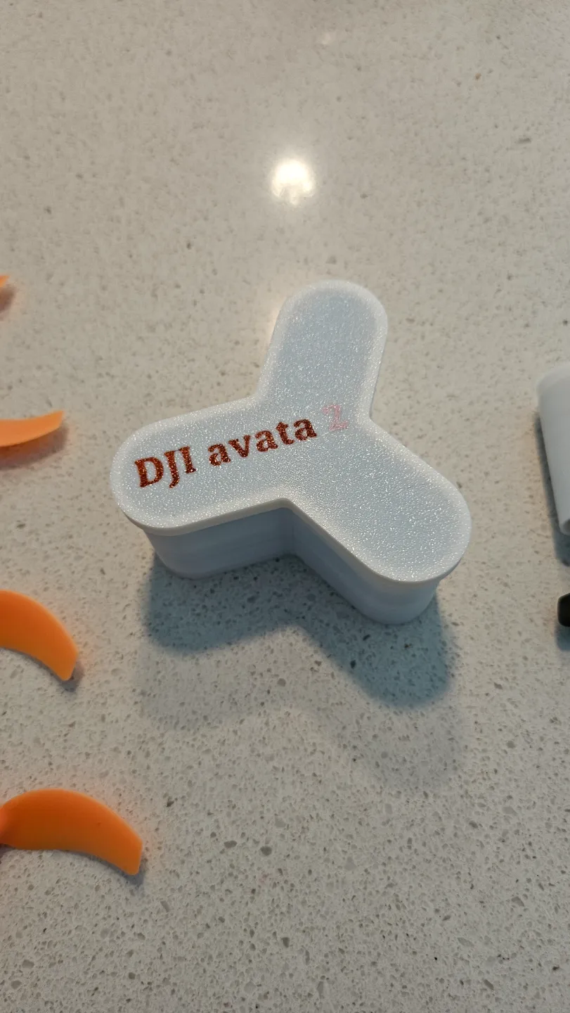 DJI Avata 2 prop storage box x 4 and x2 by Tommy Gun MakerWorld ...