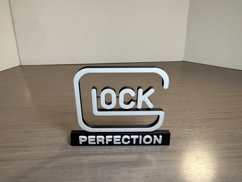 Glock Logo Floating Sign / Display by Jrosen73 - MakerWorld