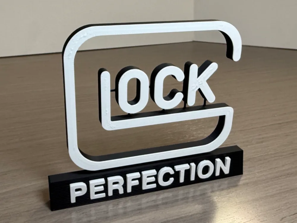 Glock Logo Floating Sign / Display by Jrosen73 - MakerWorld