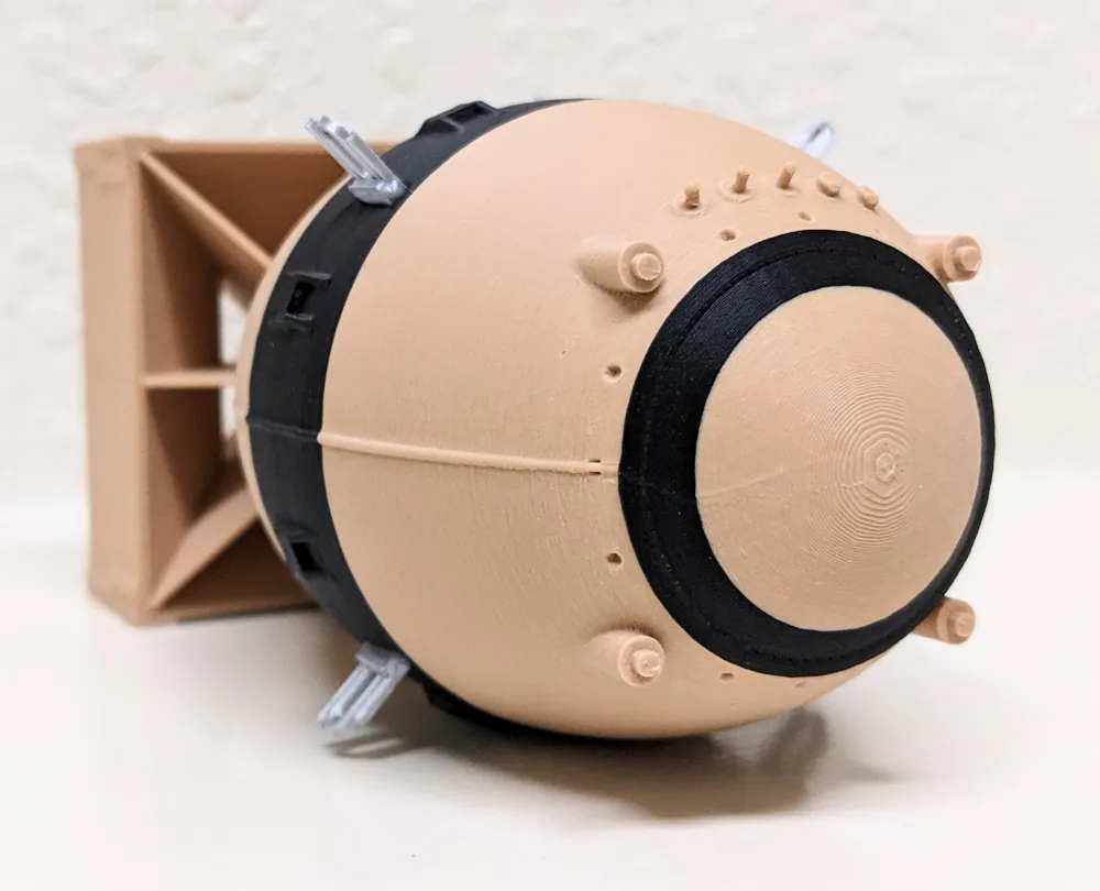 Fat Man WWII | World's Second Use of Atomic Bomb - Free 3D Print Model ...