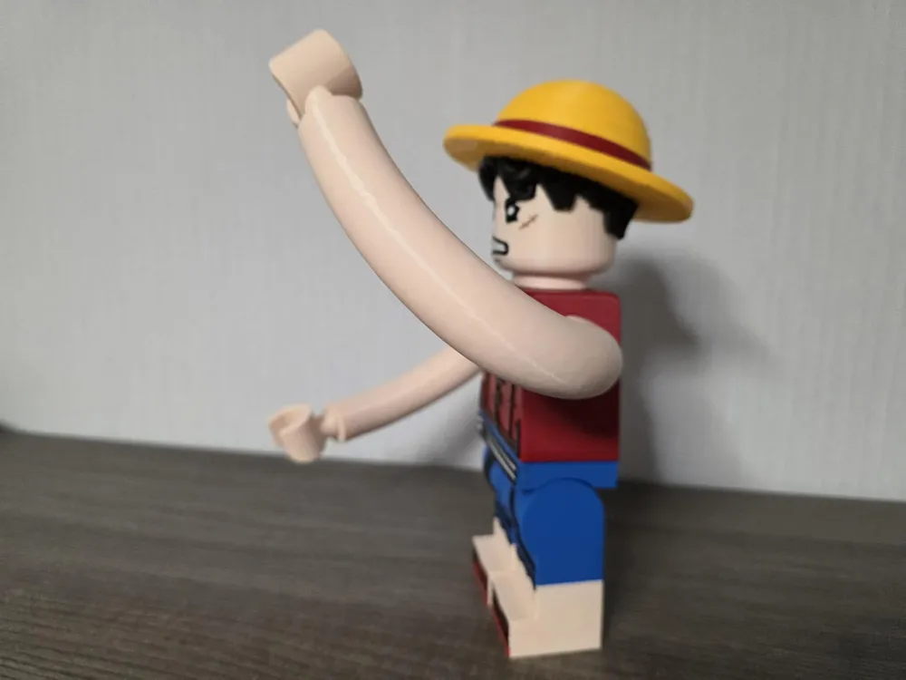 One Piece * Monkey D. Luffy (long Arms) * 500% - Free 3D Print Model ...