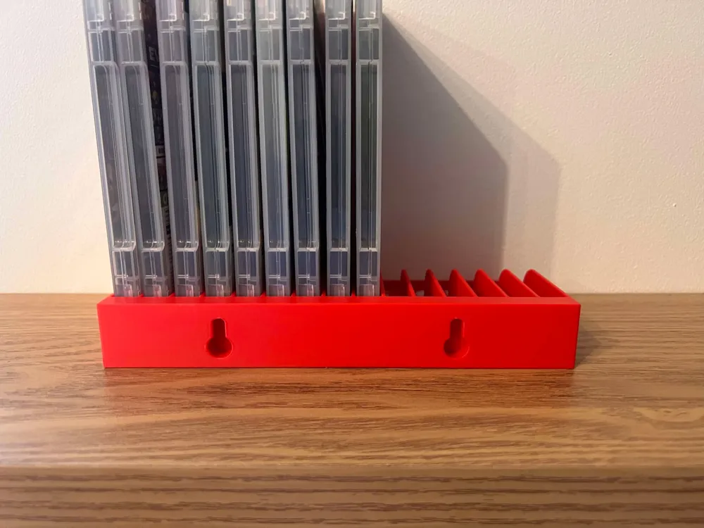 Nintendo Switch Wall Mounted Games Holder 15 cart by Game_Boy - MakerWorld