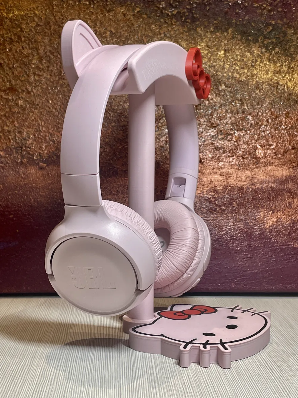 Supporto cuffie a tema Kitty No Ams - Free 3D Print Model - MakerWorld