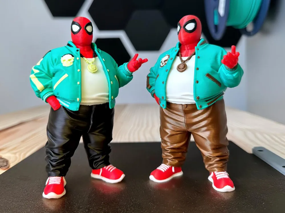 SpiderFat - Spiderman Urban Style - Free 3D Print Model - MakerWorld