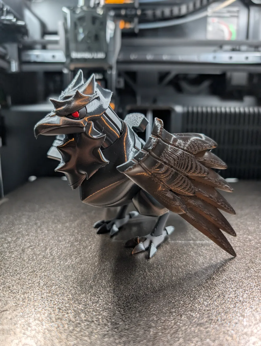 Mechanical Flapping Corviknight - Free 3D Print Model - MakerWorld