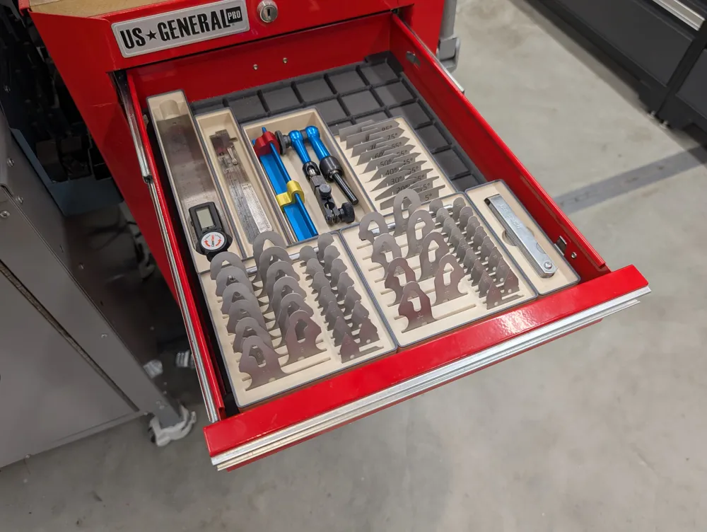 Gridfinity - Radius Gauge Set (Metric) by RobertCowanDIY MakerWorld ...