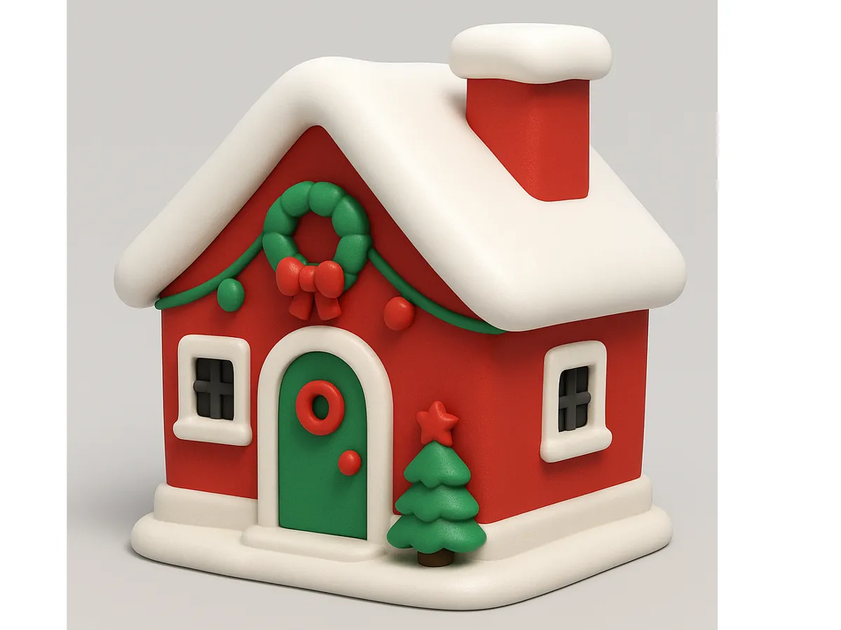 Christmas House by Lóránt MakerWorld: Download Free 3D Models