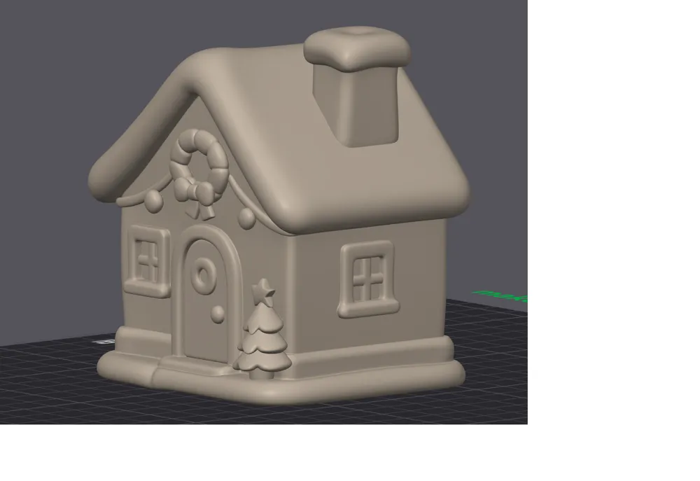 Christmas House - Free 3D Print Model - MakerWorld