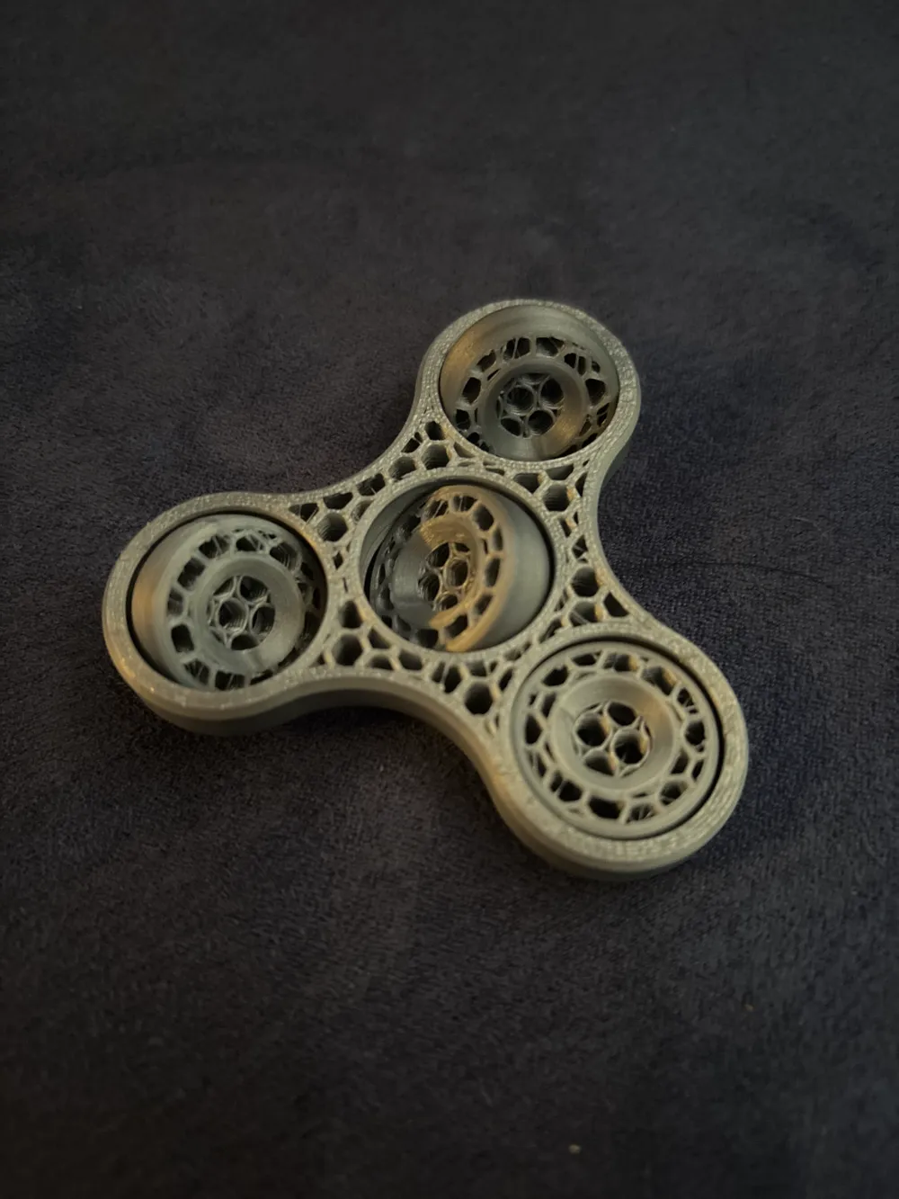 Hex - Fidget Spinner + Gyro (2 in 1 fidget!) by Tbergz - MakerWorld