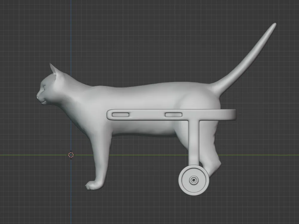 Cat Wheelchair - Free 3D Print Model - MakerWorld