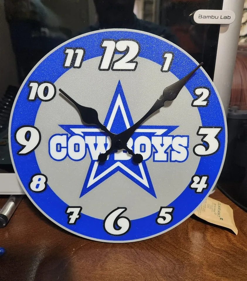 Dallas Cowboys Clock by Bromigo77 - MakerWorld