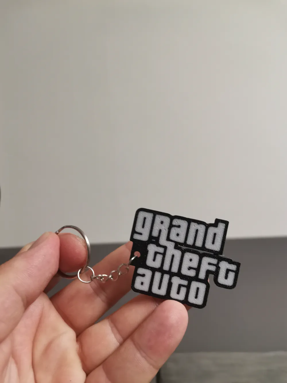 GTA LOGO MULTICOLOR KEYCHAIN by BT3D printing - MakerWorld