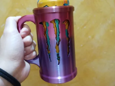 3d printed monster can holder - MakerWorld