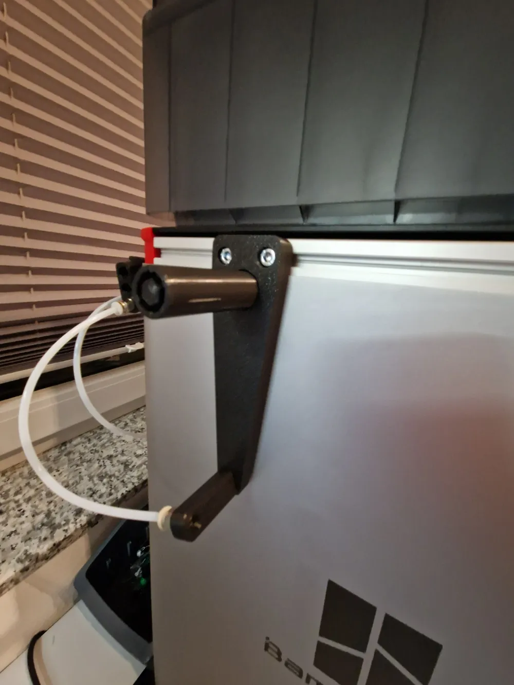 X1/P1 side/external AMS Lite Spoolholder for 2020 lid riser by kevin ...