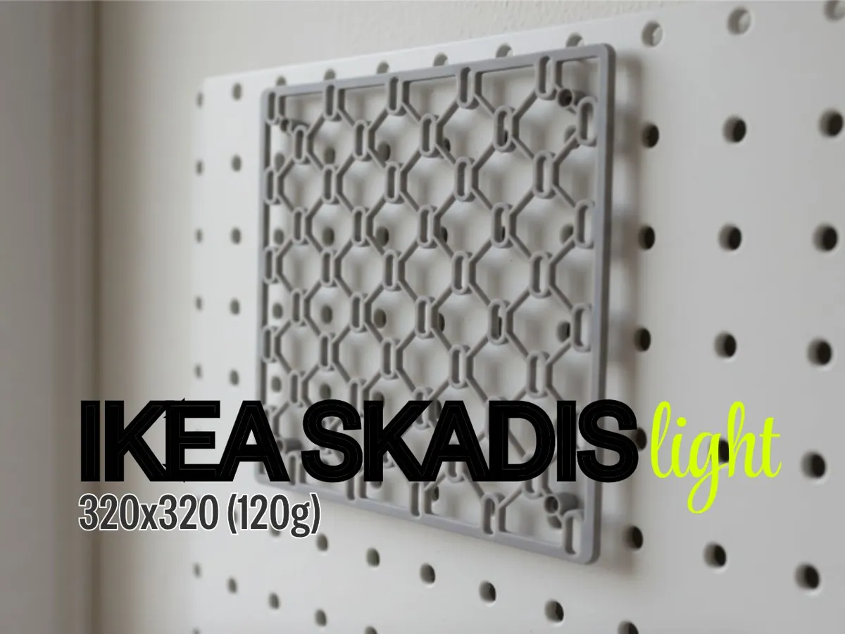 IKEA SKADIS Light 320x320 - Free 3D Print Model - MakerWorld