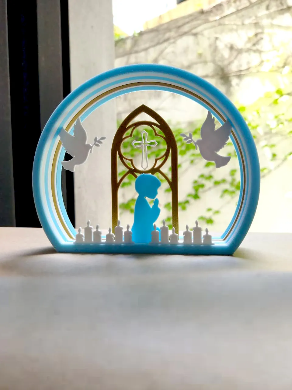 Shadow box communion - baptism - shadow box - Free 3D Print Model ...