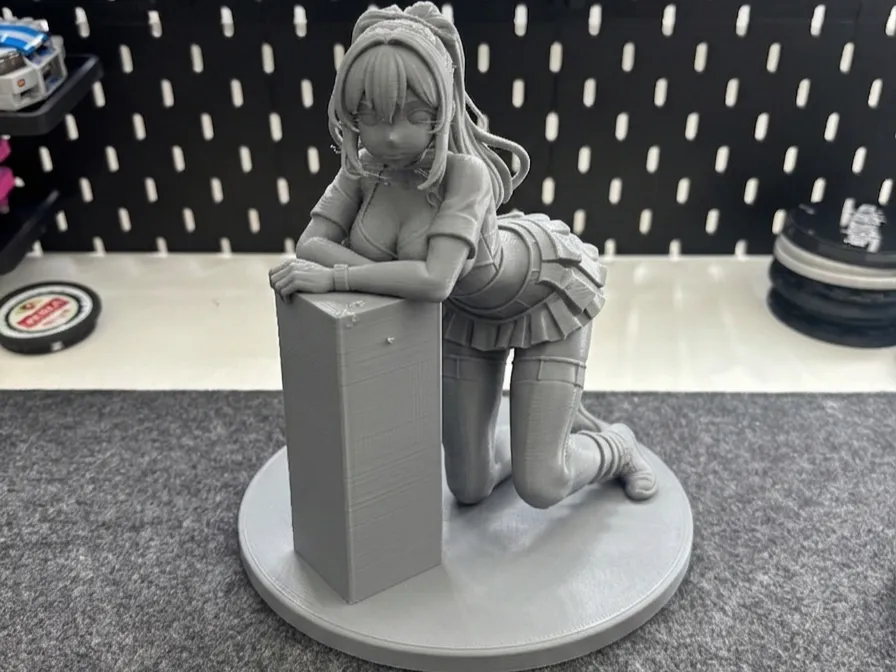 Stylized Anime Girl Statue | Desk Display Piece - Free 3D Print Model ...