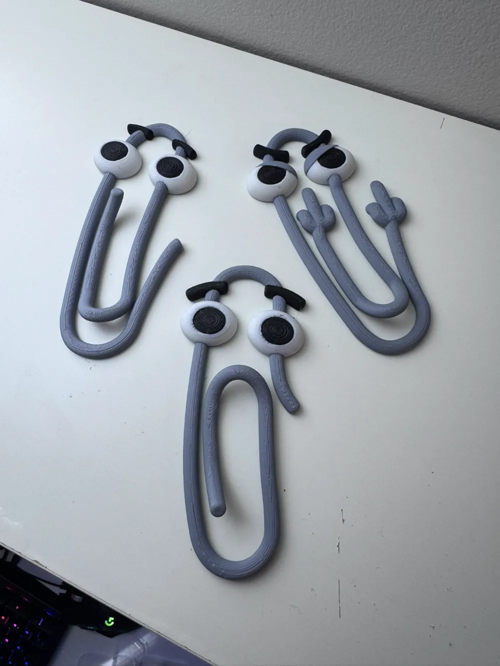 Clippy memo holder, fridge magnet (three styles!) - Free 3D Print Model ...