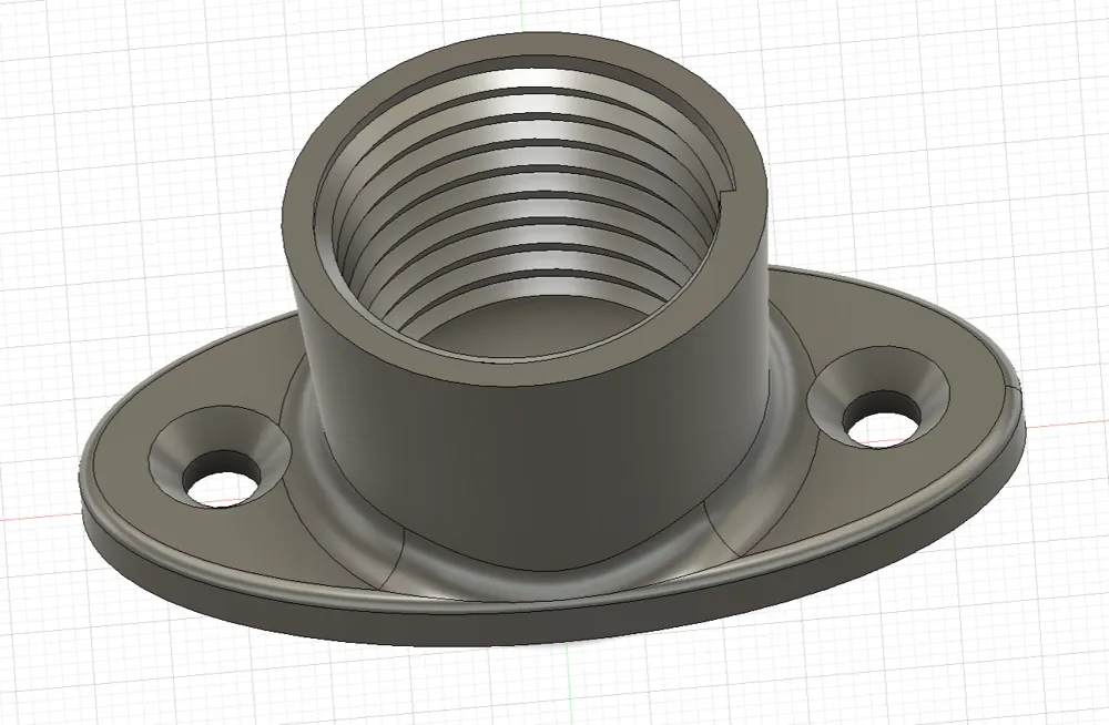 Broomstick Mount / Adapter - Attaches to surfaces by 3DJupp - MakerWorld