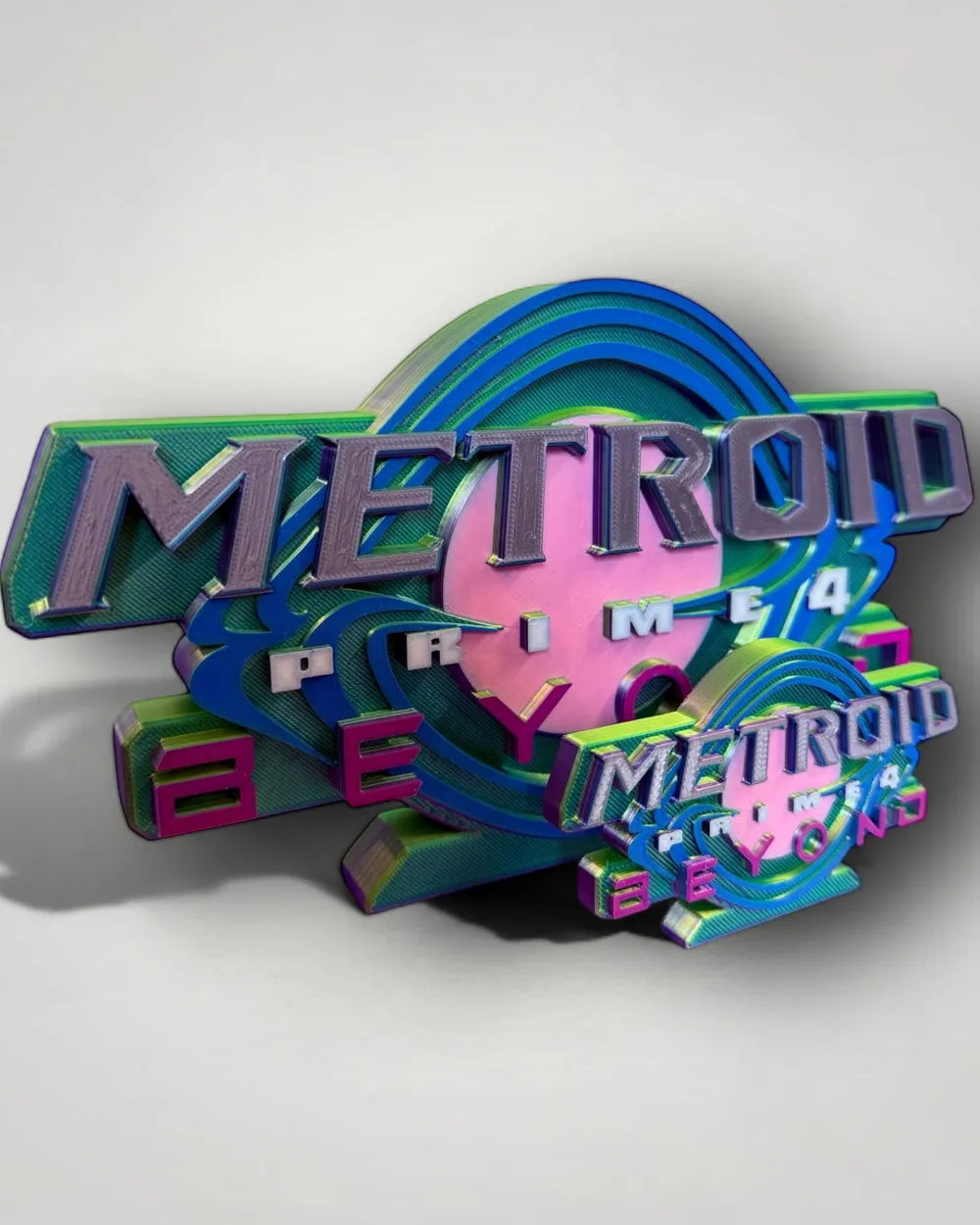 Metroid Prime 4 Logo Display Stand by Hylijan - MakerWorld