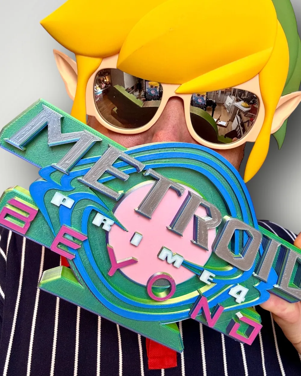 Metroid Prime 4 Logo Display Stand by Hylijan - MakerWorld