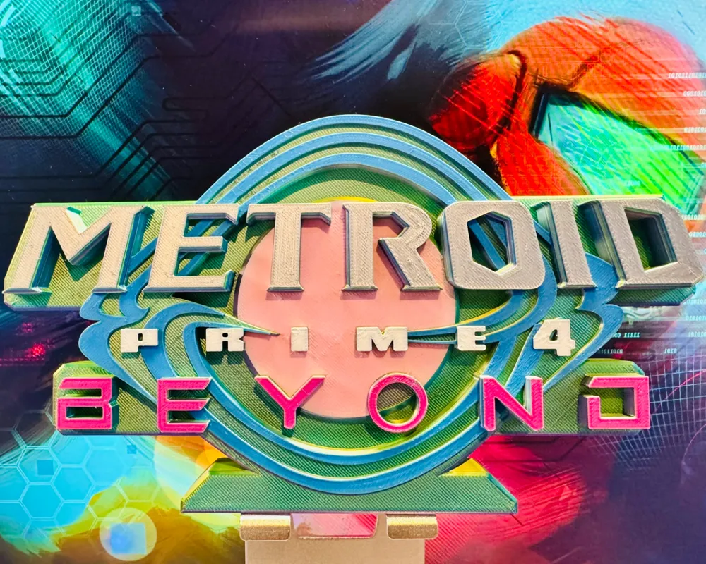 Metroid Prime 4 Logo Display Stand by Hylijan - MakerWorld