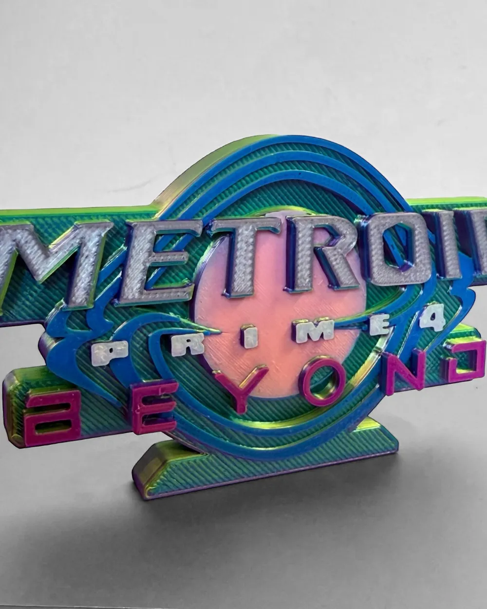 Metroid Prime 4 Logo Display Stand by Hylijan - MakerWorld