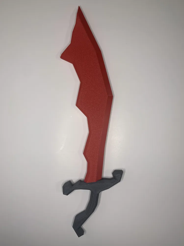 OSRS Dragon Scimitar Oldschool RuneScape - Free 3D Print Model - MakerWorld