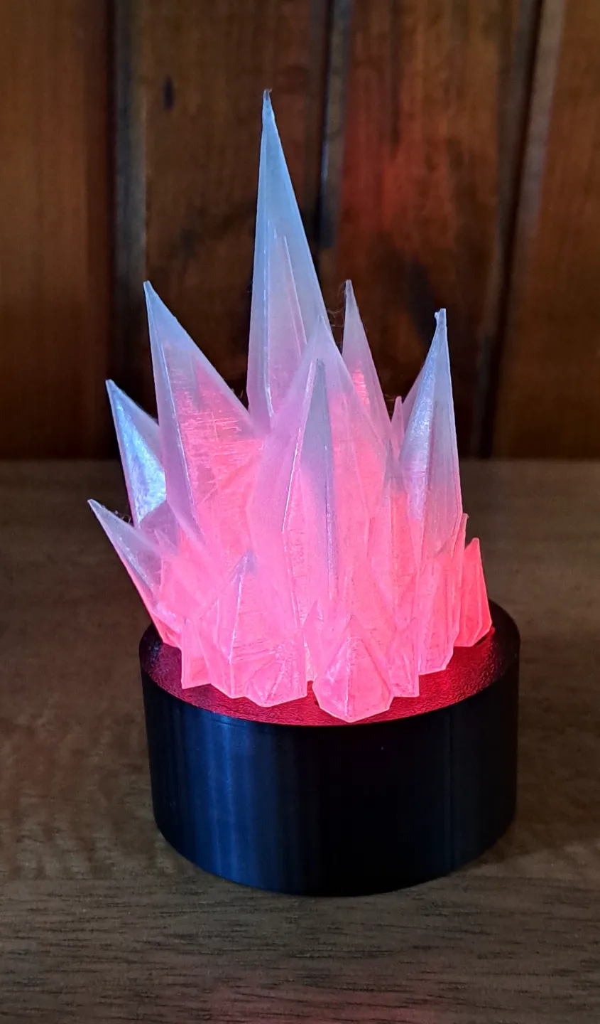 Glowing Crystal Formation V2 by EngineerDad66 - MakerWorld
