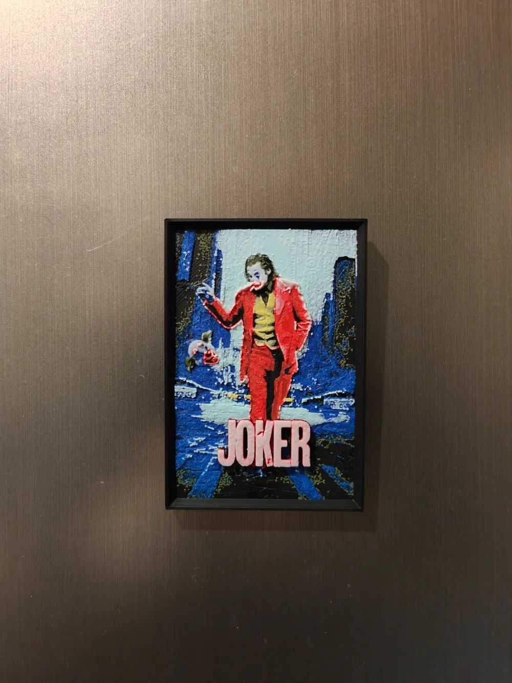 Joker movie poster fridge magnet by crabstiks - MakerWorld