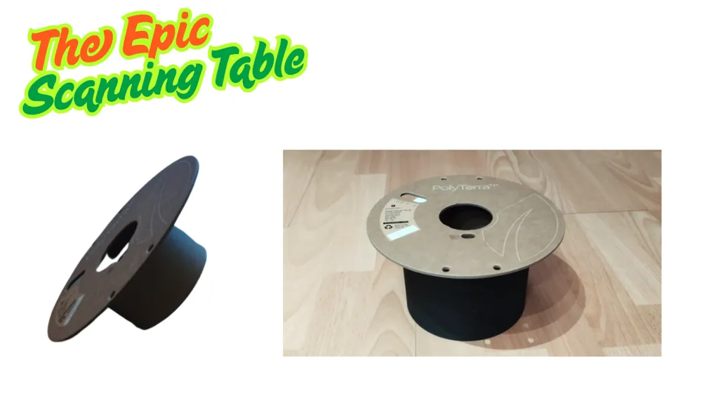 Epic Scanning Turntable - Cardboard Spool by 3D Pixel Design and Print ...
