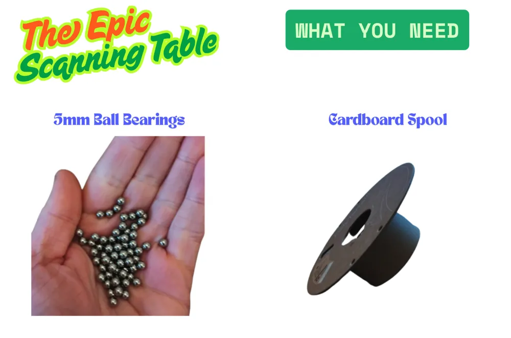 Epic Scanning Turntable - Cardboard Spool by 3D Pixel Design and Print ...
