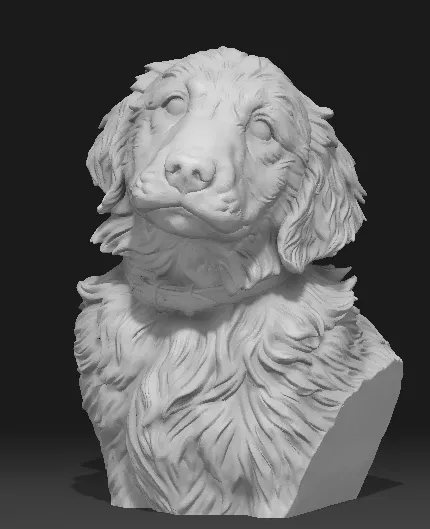 Dog Statue - Free 3D Print Model - MakerWorld
