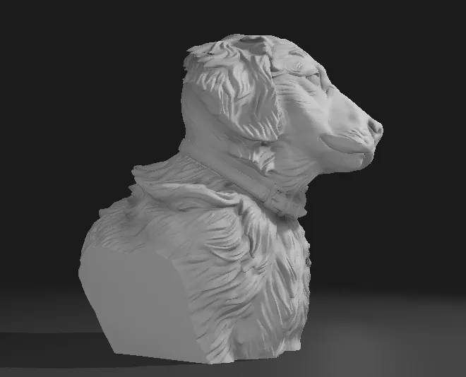 Dog Statue - Free 3D Print Model - MakerWorld