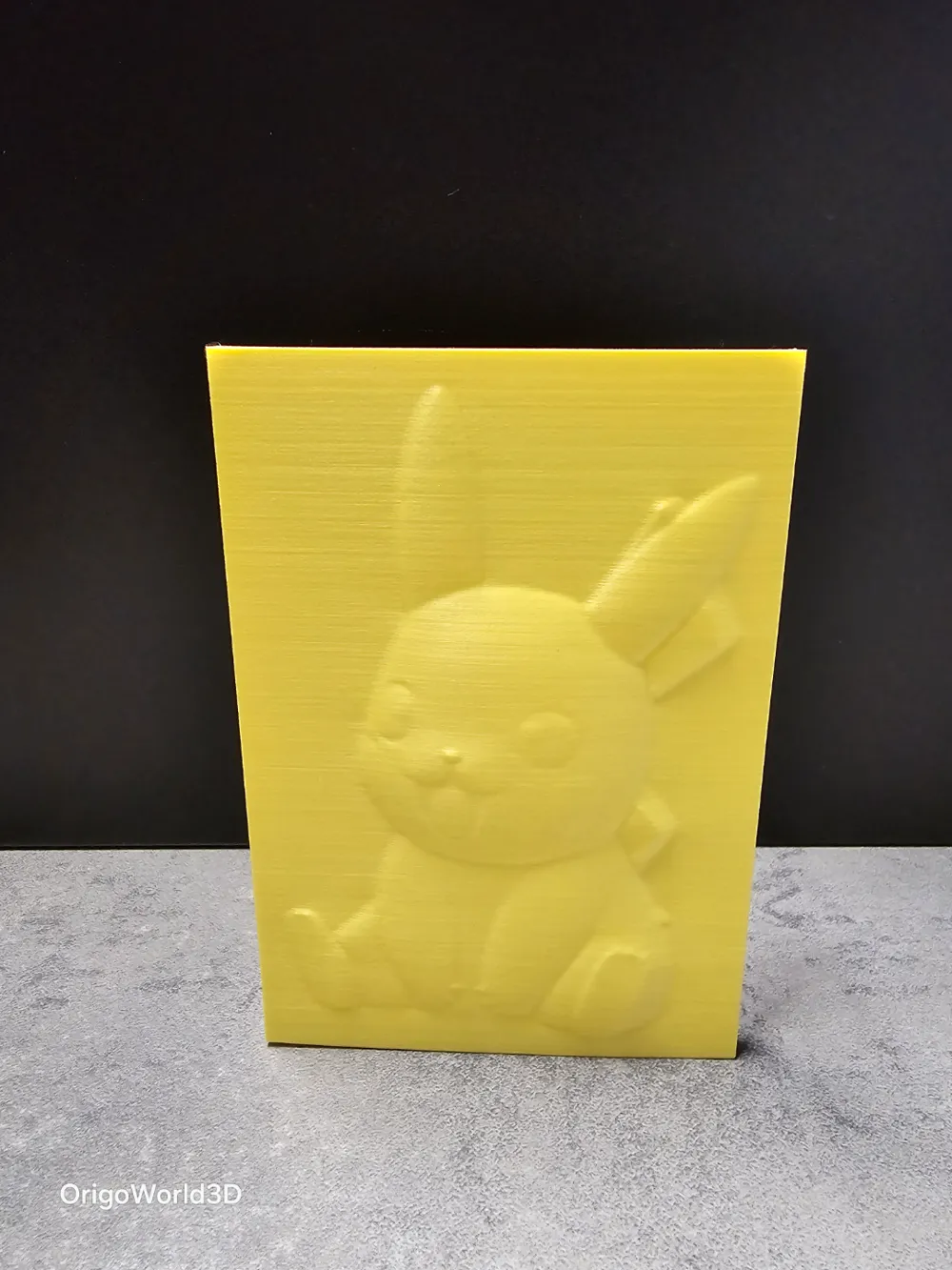 Pokemon Pikachu 3D Relief Sculpture ready to paint by origoworld3d ...