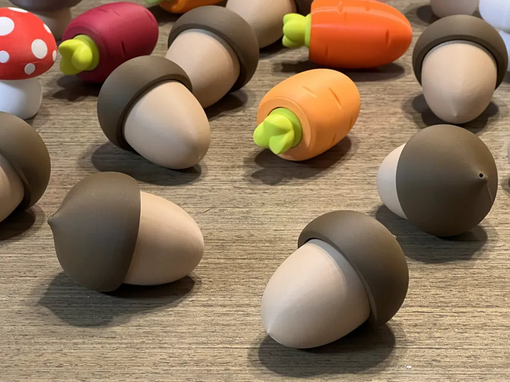 Acorn Clicker - Free 3D Print Model - MakerWorld