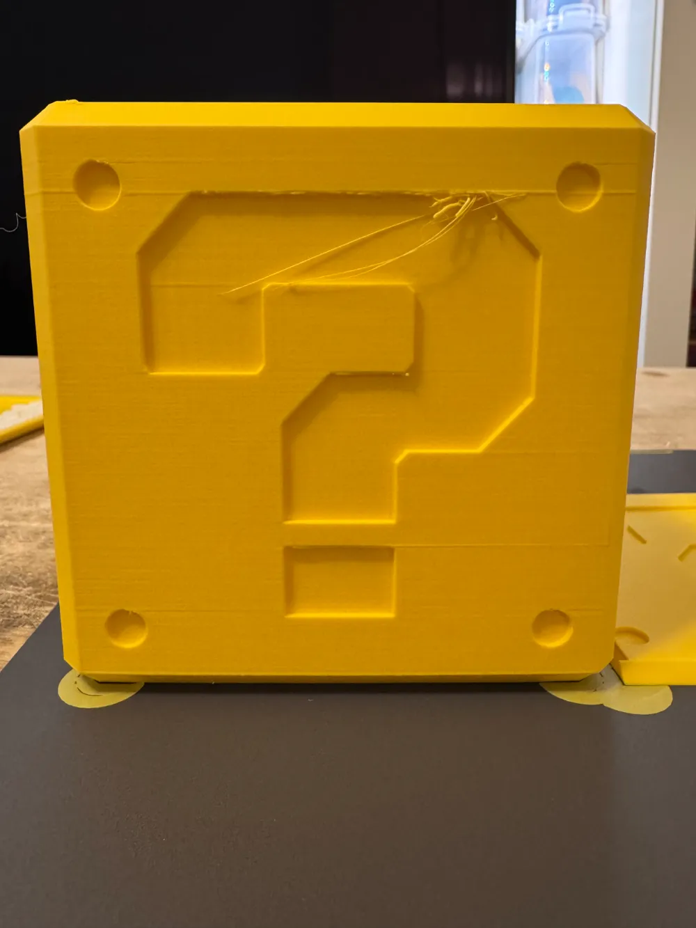 V1 - Nintendo Question Mark Cube Block Box Yellow by Gigi MakerWorld ...